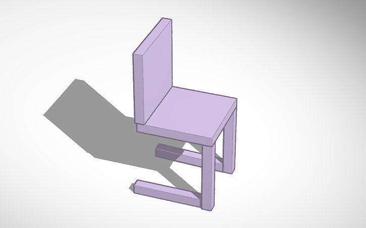 3D design Chair - Tinkercad