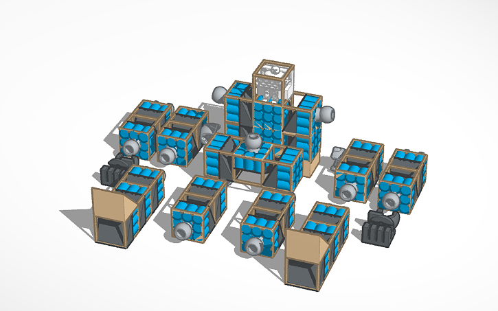 3D design AUTO CRAFT BATTLE MECH - Tinkercad