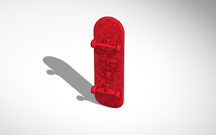3D design tech deck - Tinkercad