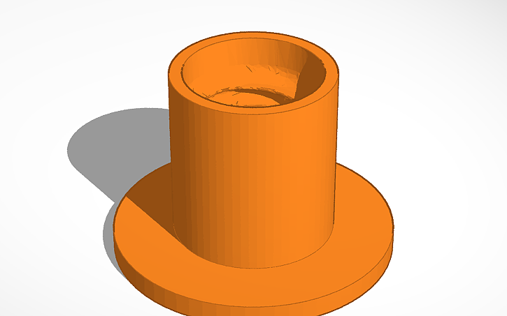 3D design e14 bulb base - Tinkercad