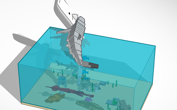 3D design Aquarium - Tinkercad
