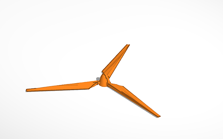 3D design Windrad Blatt - Tinkercad