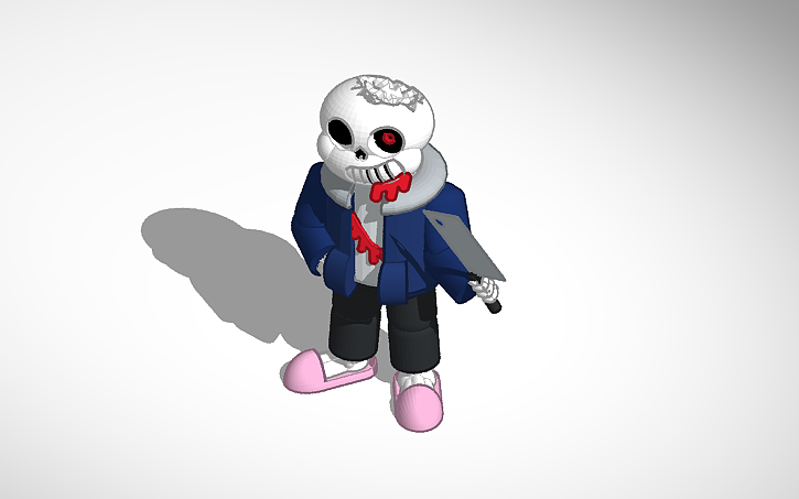 3D design Horror!Sans | Tinkercad