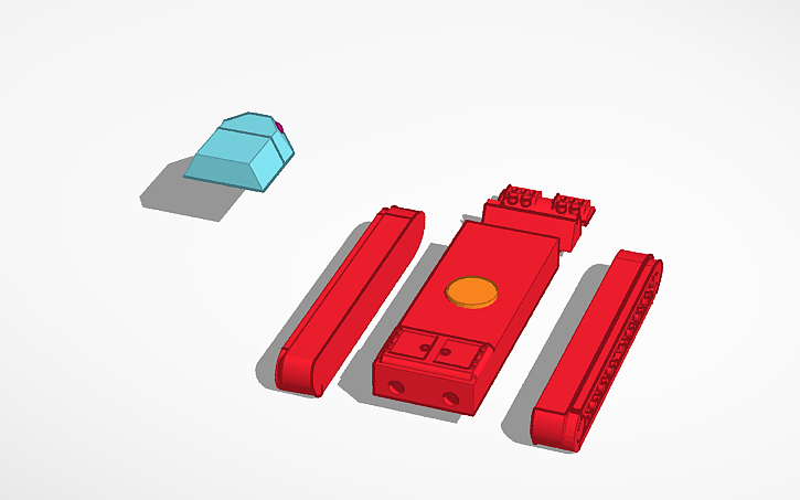 3D design tank - Tinkercad