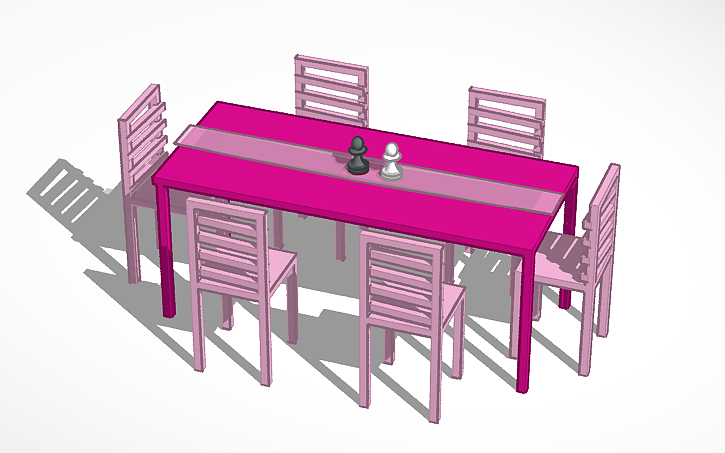 3D design Dining Table - Shreya | Tinkercad