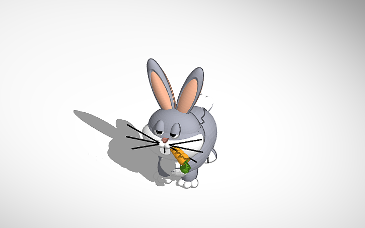 3D design Bugs Bunny (Bunneh contest) | Tinkercad