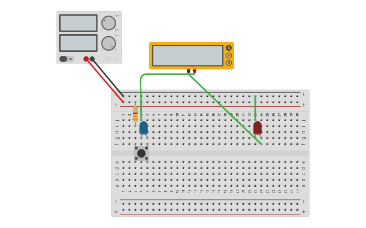 Circuit design 1.2.3 series circuit - ammeter | Tinkercad Circuit design 1.2.3 series circuit - ammeter | Tinkercad