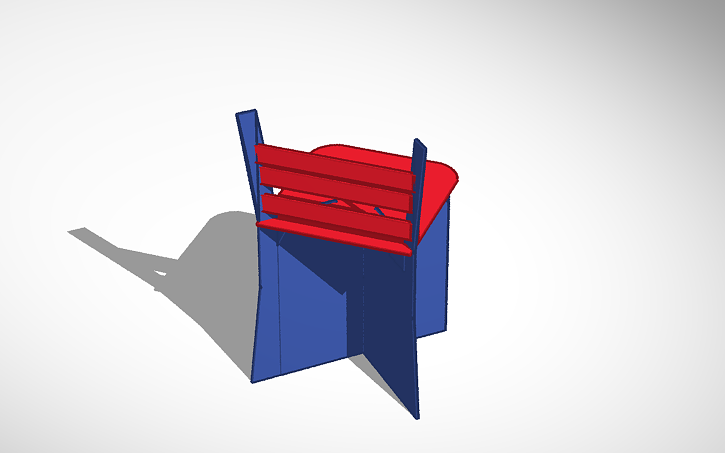 3D design chair 3D 2.0 - Tinkercad