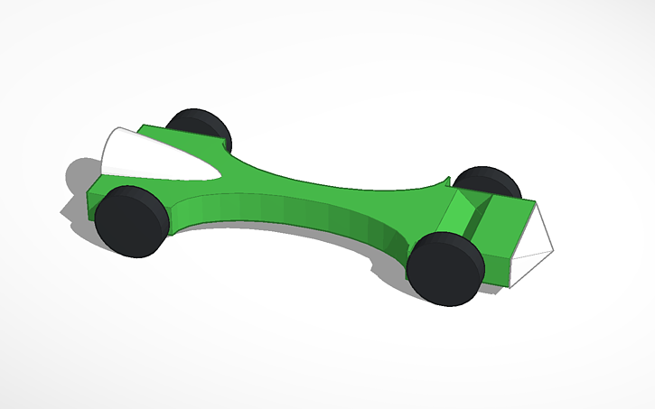 3D design Drag Racer - Tinkercad
