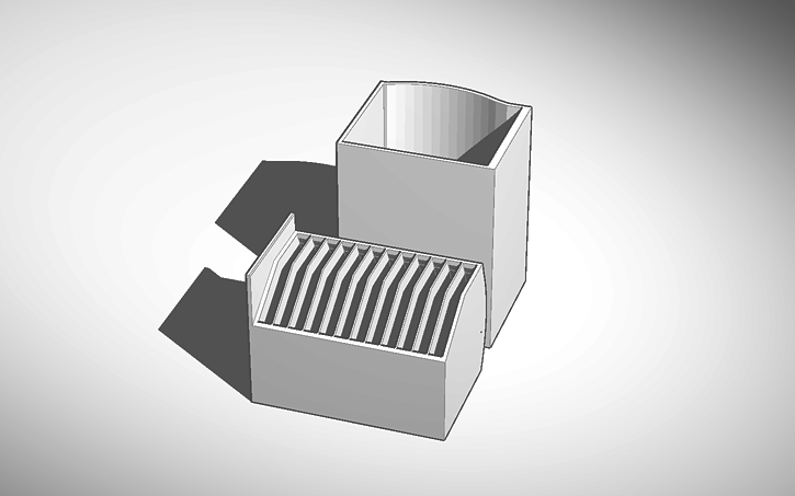 3D design SD Card Holder - Tinkercad