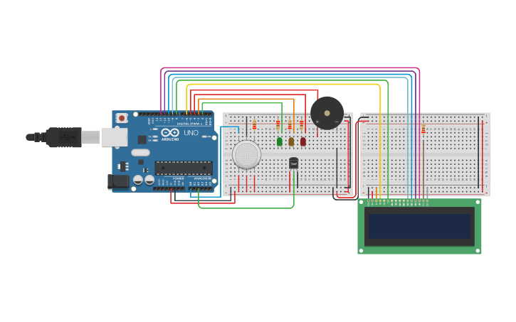 Circuit design Sensor PNE/PCD | Tinkercad