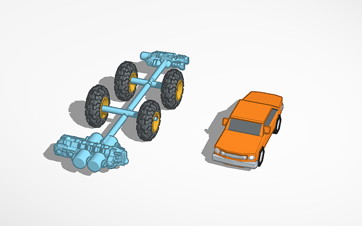 3D design Ultra Triple Hybrid Powertrain - Tinkercad