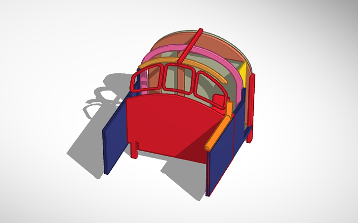 3d Design Class 37 Cab Tinkercad