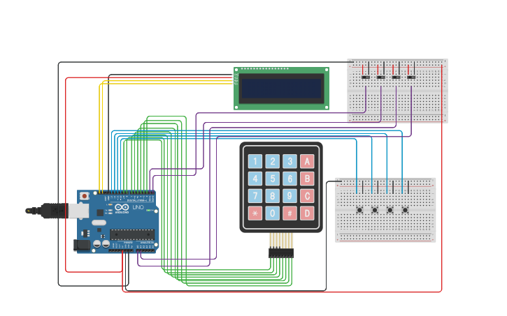 Circuit design Access-control-tinkercad - Tinkercad