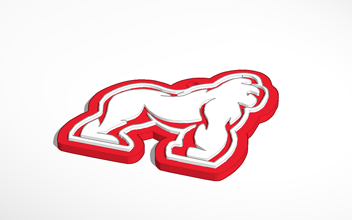 3D design gorilla v3 | Tinkercad