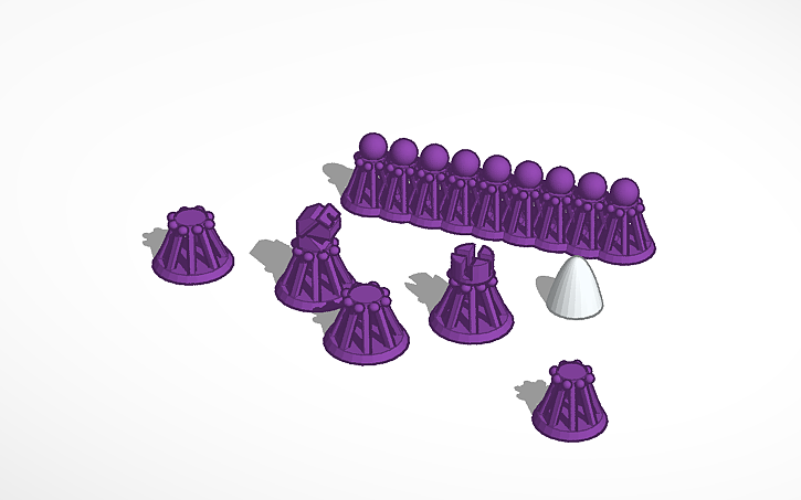 3D design chess set | Tinkercad