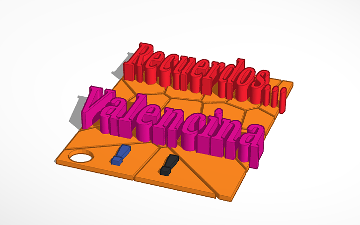 3D design Llavero ies las encinas | Tinkercad