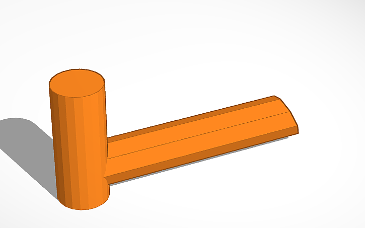 3D design Brake Lever - Tinkercad