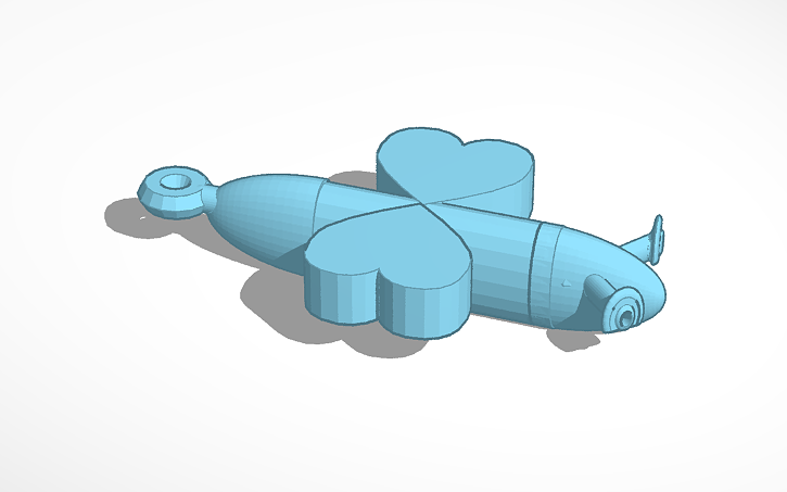 3D design butterfly - Tinkercad