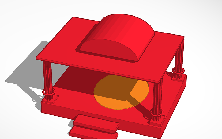 3D design tempel of fire | Tinkercad