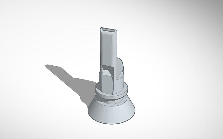 3D design Duck Whistle - Tinkercad
