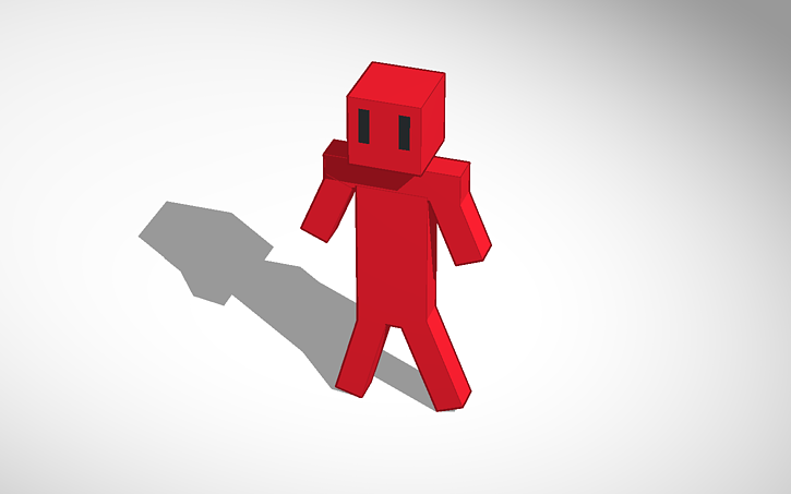 3D design Red Person | Tinkercad