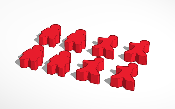 3D design Zombie_Meeple | Tinkercad