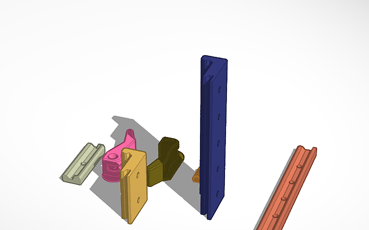 3D design RAIL - Tinkercad
