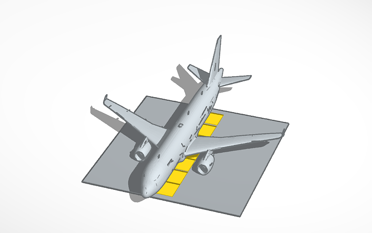 3D design plane - Tinkercad