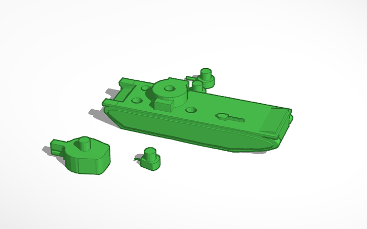 3D design T35 Tank - Tinkercad
