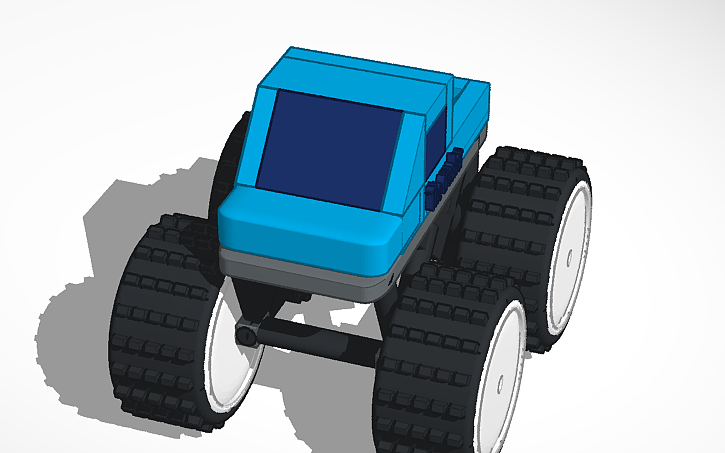 3D design Monster truck - Tinkercad
