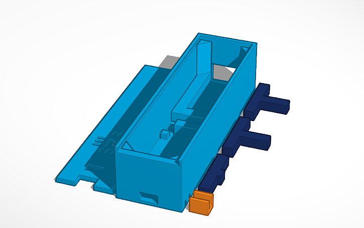 3D design nodemcu box with single 5v relay - Tinkercad
