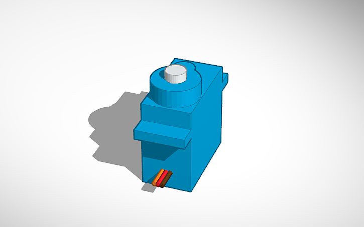 3d Design Servo Motor 9g Tinkercad