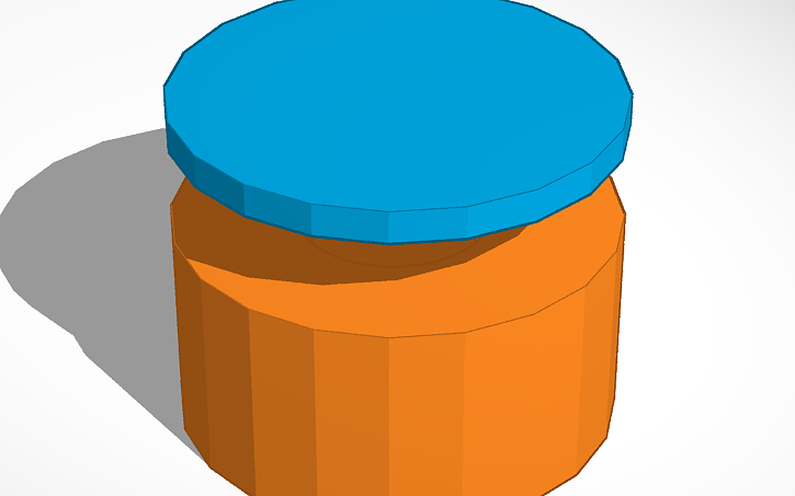 3D design Screw Cap - Tinkercad