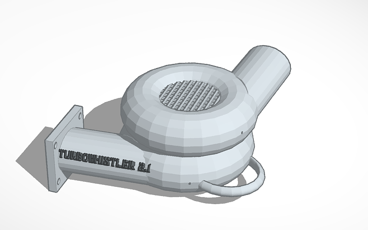 3D design Turbo whistler | Tinkercad