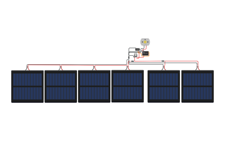Circuit design Solar Setup v3 - Tinkercad