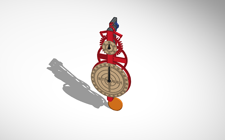 3D design Ben Franklin Clock - Tinkercad