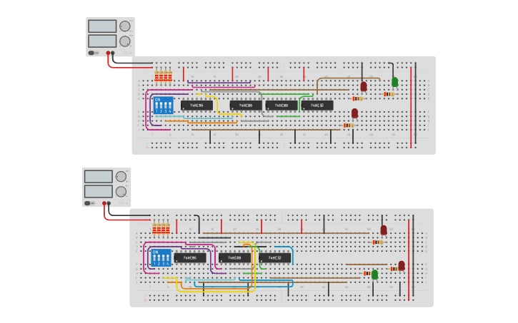 Circuit design Practica 4 - Tinkercad