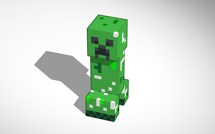 3D design Крипер - Tinkercad