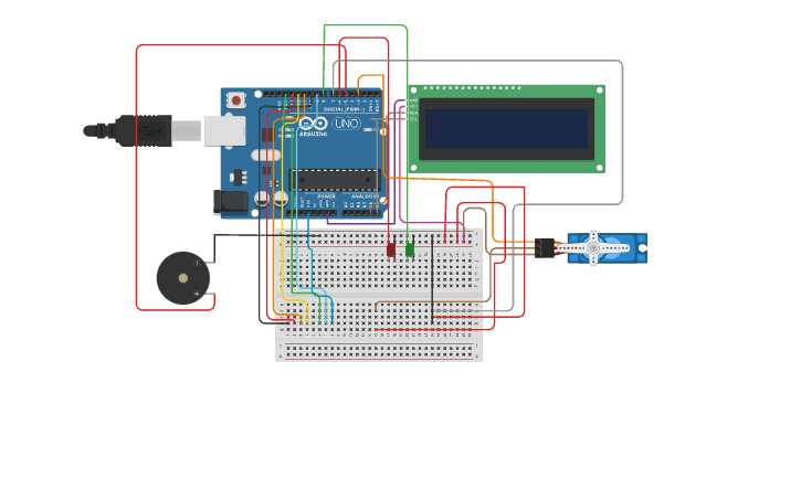 Circuit design RFID - Tinkercad