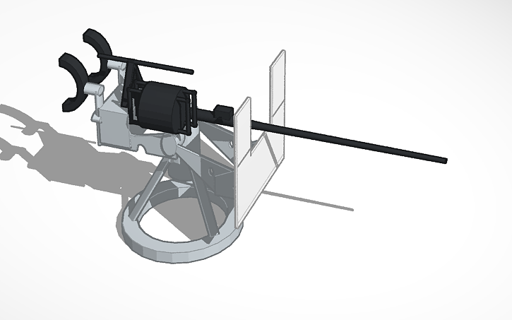 3D design 20 mm Anti-Aircraft Gun | Tinkercad