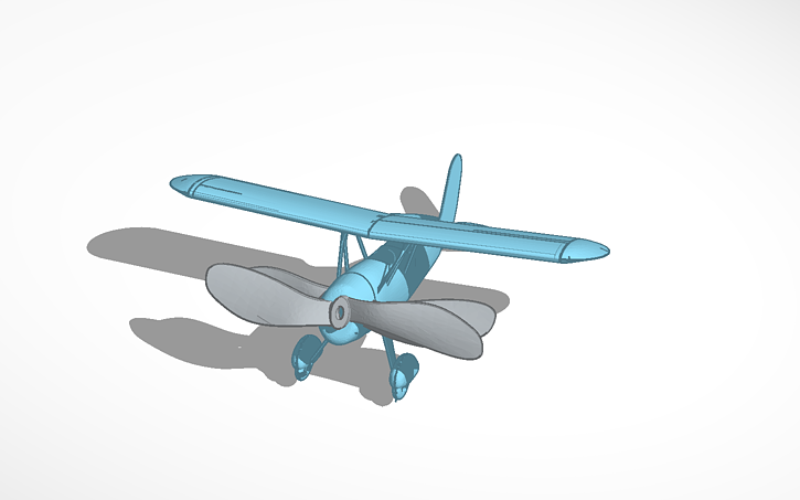 3D design Plane - Tinkercad