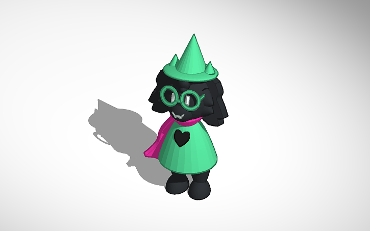 3D design Copy of ralsei deltarune - Tinkercad