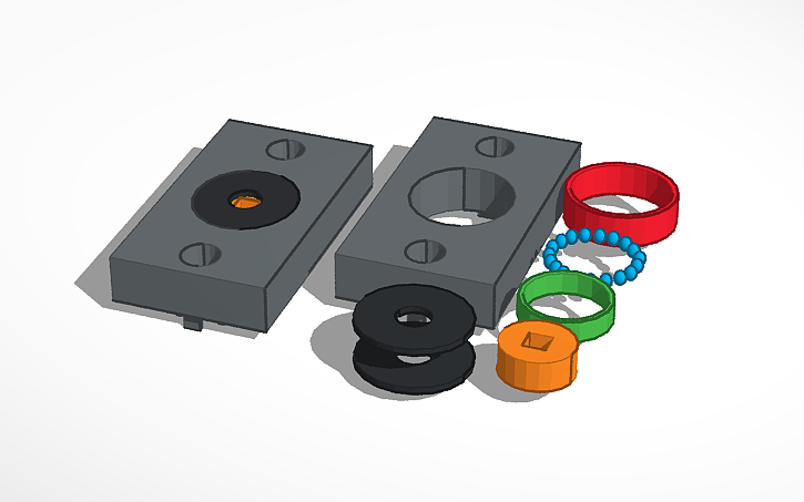 3D design VEX Ball Bearing Flat | Tinkercad