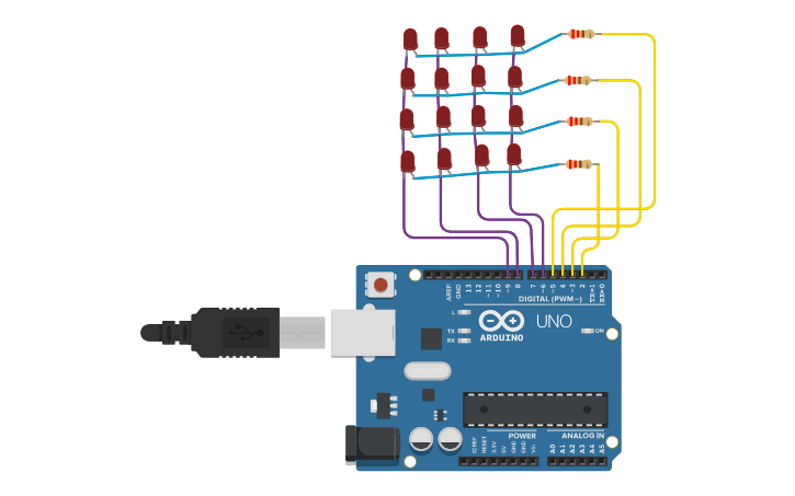 Circuit Design Задание 3 Tinkercad