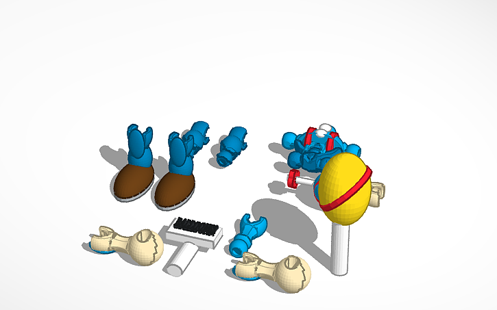 3D design Balloon Boy figure - Tinkercad