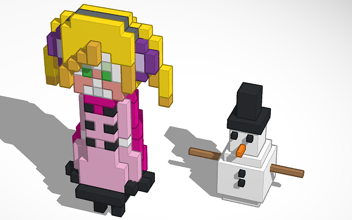 3D design Emily 2D - Tinkercad