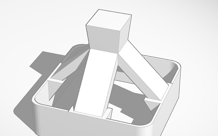 3d Design Square 1 Inch Cutter Tinkercad