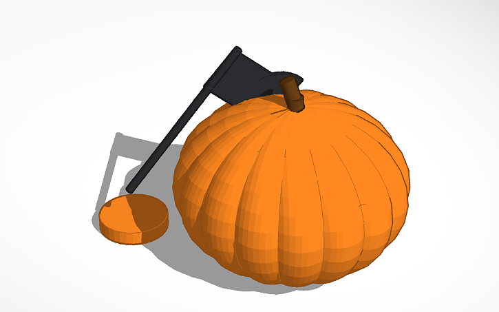 3D design Pumpkin - Tinkercad