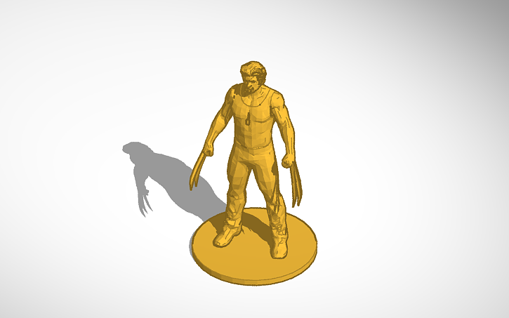3D design Wolverine - Tinkercad